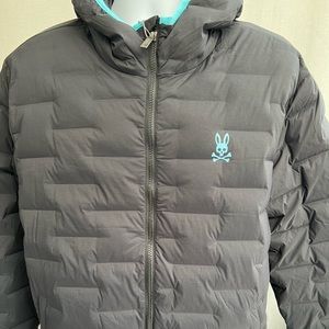 Psycho Bunny | Jackets & Coats | New Mens Psycho Bunny Black Down ...